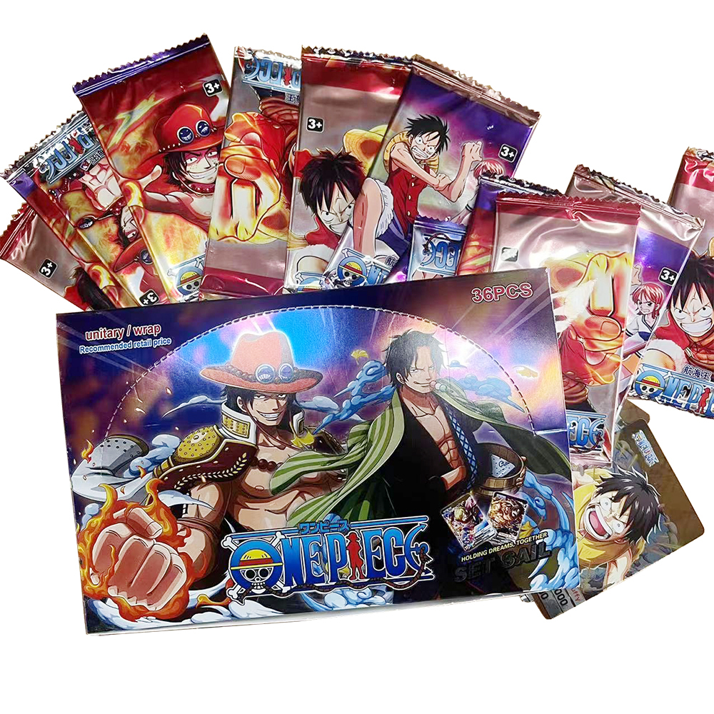 One Piece Collection Cards Box Booster Pack Anime Luffy Zoro Nami ...