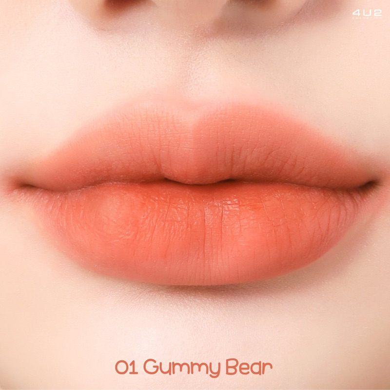 (Production 30/10/2022) 4U2 Jelly Tint Lip With Soft And Chewy Mouth No ...