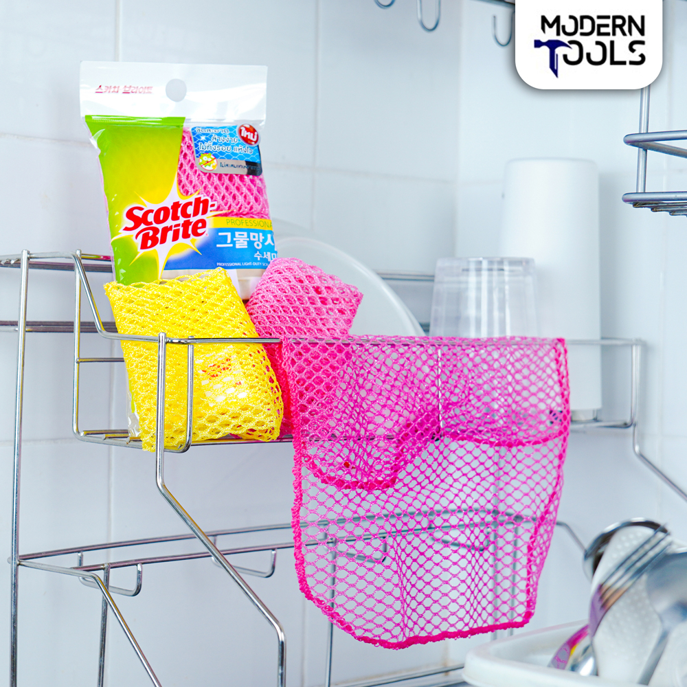 3M Scotch-Brite Dishwashing Net Multipurpose Non-Bacterial No Food ...