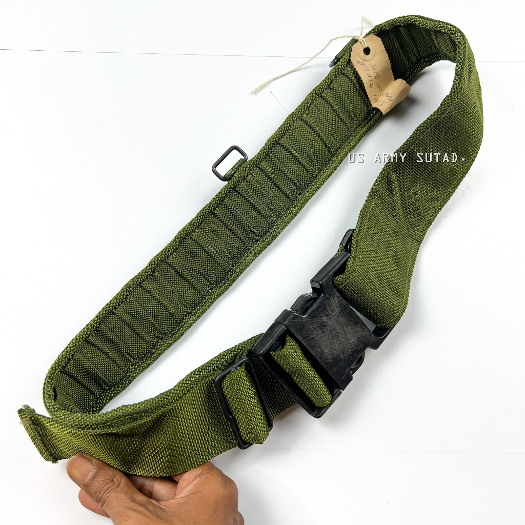 BELT BRITISH ARMY SURPLUS ISSUE OLIVE GREEN PLCE WEBBING ITW Nexus ...
