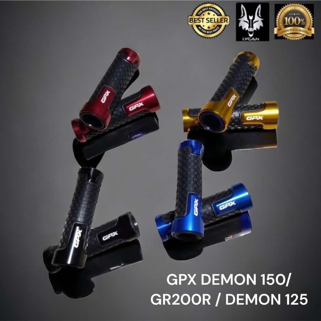 Cover For GPX DEMON 125/150/ GR200R Soft Rubber Comfortable Grip Gold ...