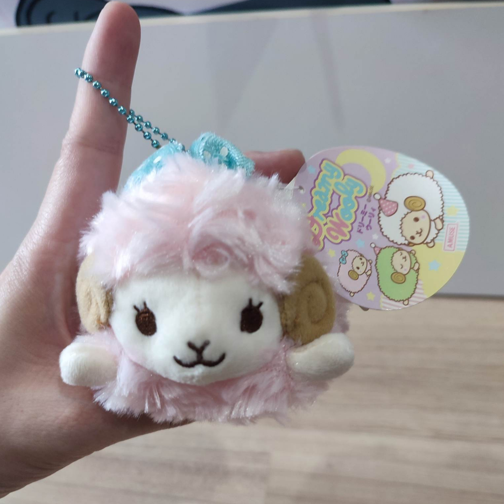 Pink Sheep Keychain Doll Amouse Event Amuse Bottom Hanging Tag | Shopee ...