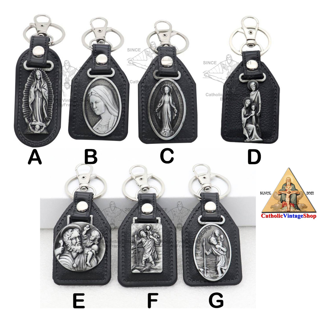 keychain Virgin Mary Christ Saint Catholic Religion | Shopee Malaysia