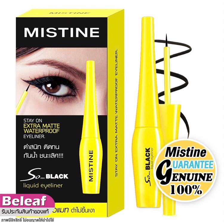 Mistine So Black Matte Liquid Eyeliner (4.5 G) | Shopee Malaysia