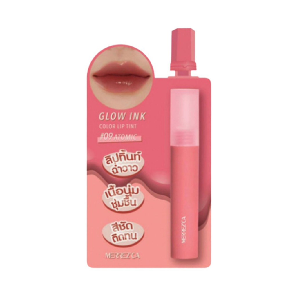 [Sachet] Merrezca Glow Ink Color Lip Tint 2ml. | Shopee Malaysia
