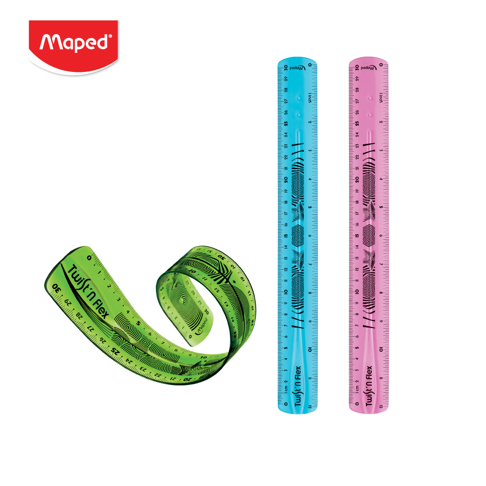 Bendable Jelly Ruler Twist'n Flex Maped 30 cm | Shopee Malaysia