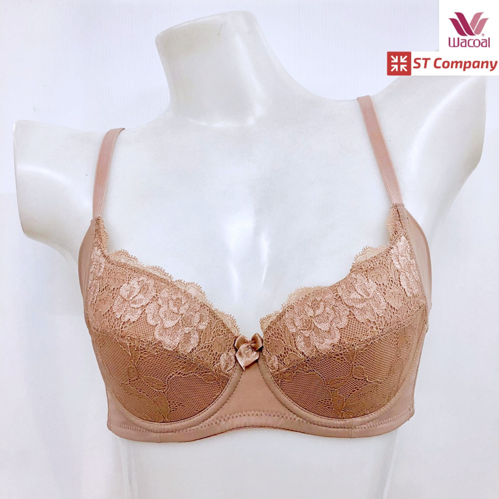 Wacoal Basic Bra: WB9912 Beige (BE) 4/5 Cup Frame Enhancement Bra. Keep The Meat Next To The ...