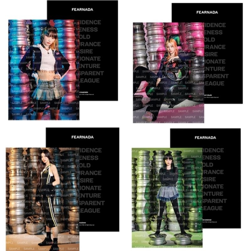 poster fearnada le sserafim Enchae Kazuha Chaewon Yoonjin | Shopee Malaysia