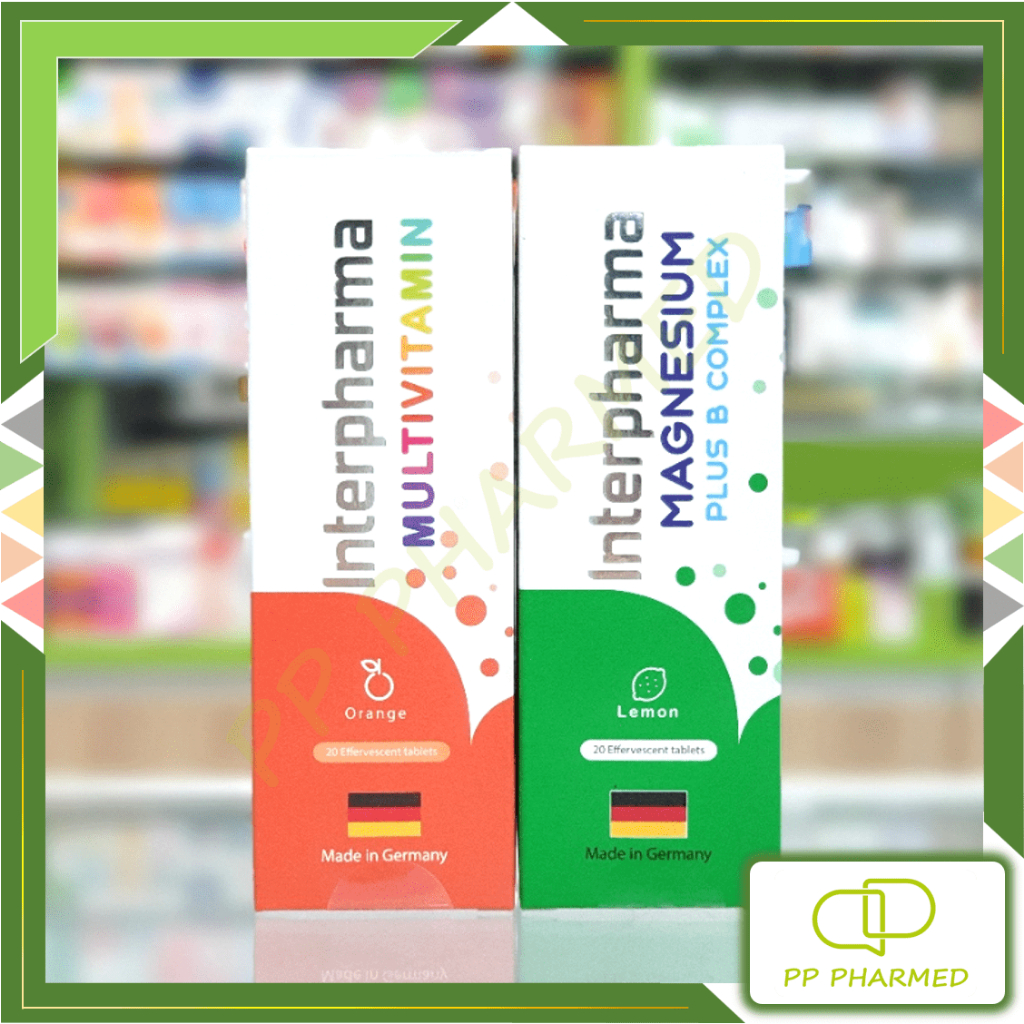 Interpharma Multivitamin Mg Magnesium Effervescent Tablets 20 Tablets ...