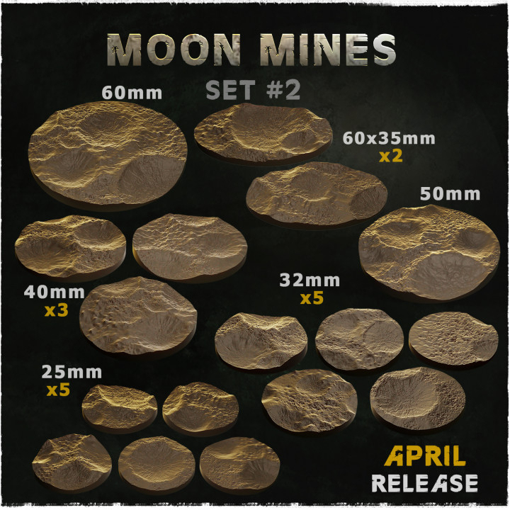 Moon mines base Can Be Shipped In 1-3 Days. warhammer 40k Model ...