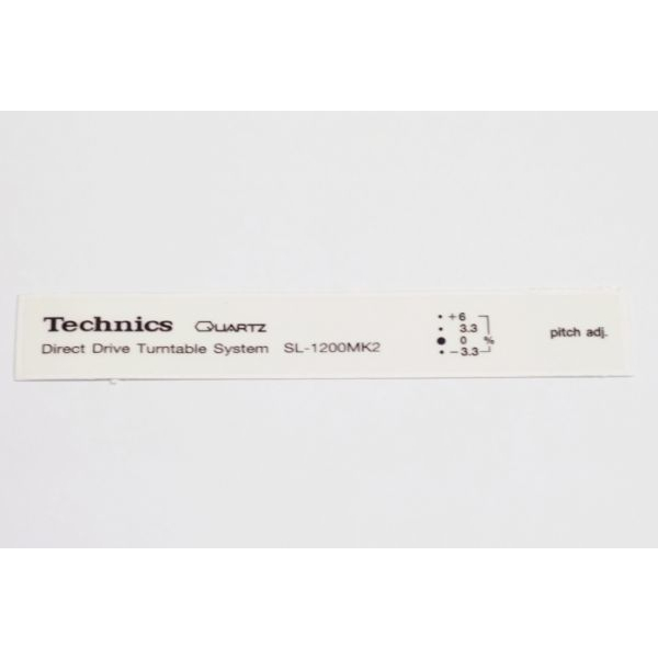 Technics SL-1200 MKII Sticker (New) | Shopee Malaysia