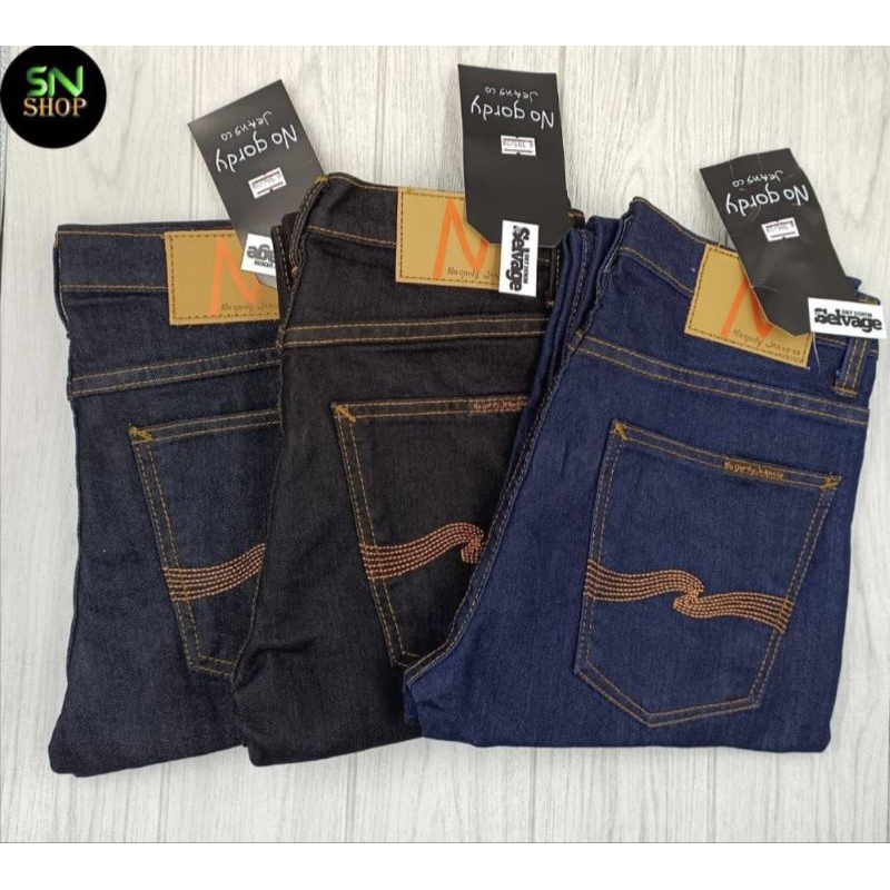 Jeans Small Size Stretch Fabric 3 Colors. | Shopee Malaysia