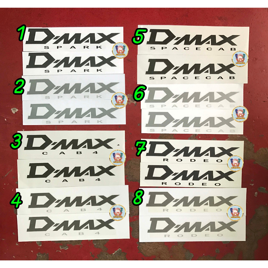 Sticker Demax isuzu dmax D-MAX Year 2002-2006 | Shopee Malaysia