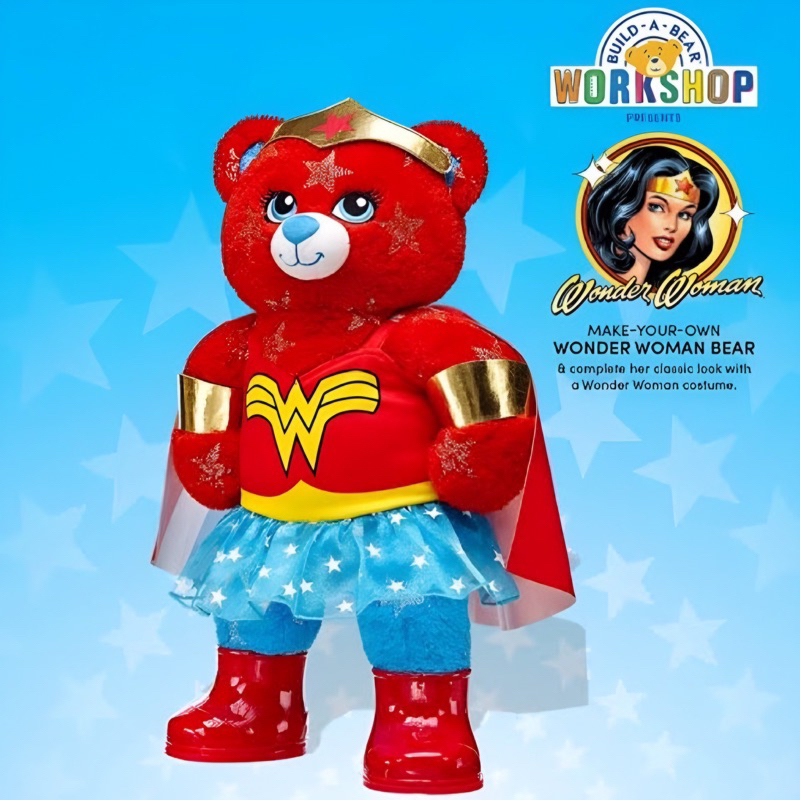 Teddy Bear Bua Wonder Woman MARVEL SuperHero ️Build A ️Used Imported ...