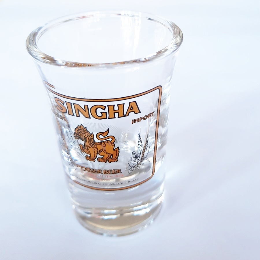 Singha Beer Shot Glass Collection Souvenir Thai Style Souvenirs From ...