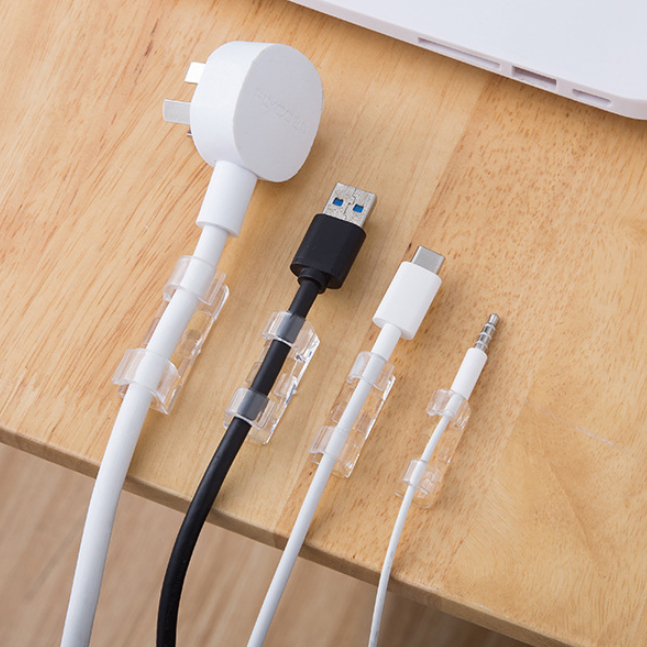 Cable Organizer Wire Lock Clips Organize (1box) | Shopee Malaysia