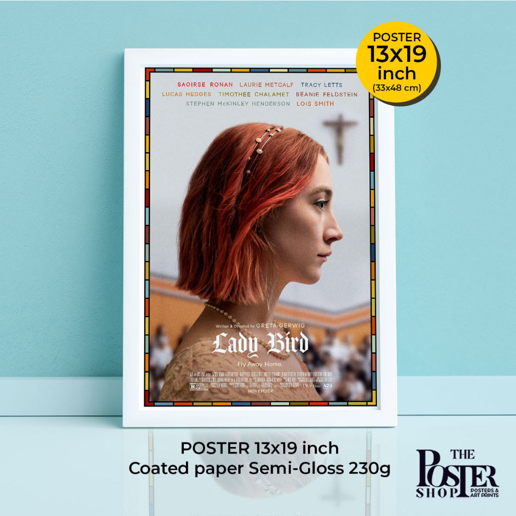 Lady Bird Poster (2017) Issued By Greta Gerwick/Saoirse Ronan Size ...