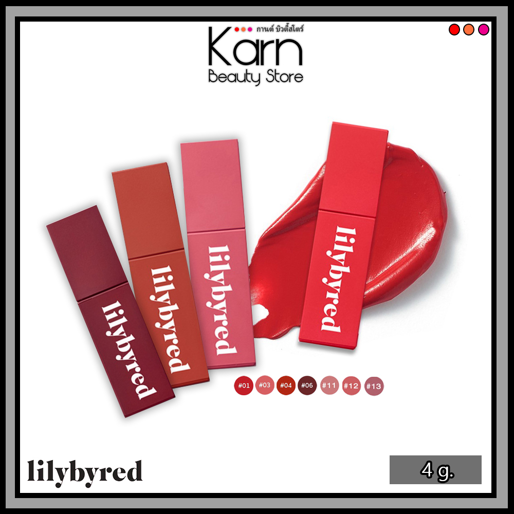 (Authentic/Thai Label) Lilybyred Mood Liar Velvet Tint Lily By Red Lier ...