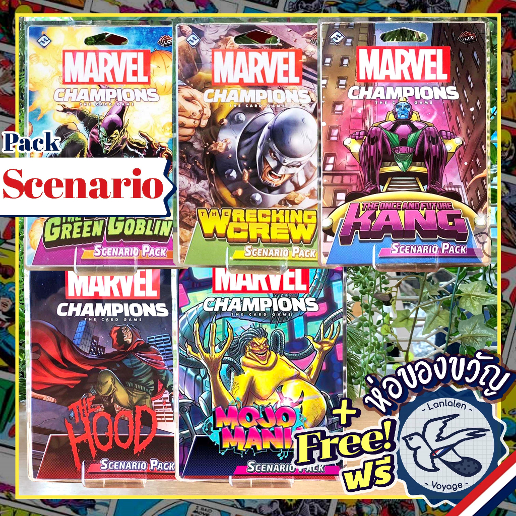 Marvel Champions-All Scenario Pack/Green Goblin/Wrecking Crew/Future ...