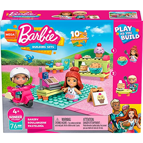 Barbie Building Blocks Bakery Mega Construx | Shopee Malaysia