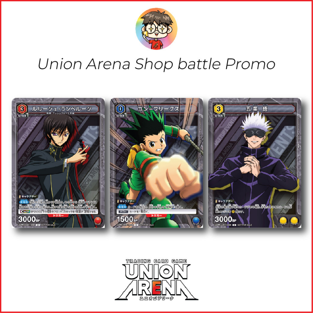 Promo From Lolouch/Gon/Gojo Shop Battle (NM)/Union Arena | Shopee Malaysia