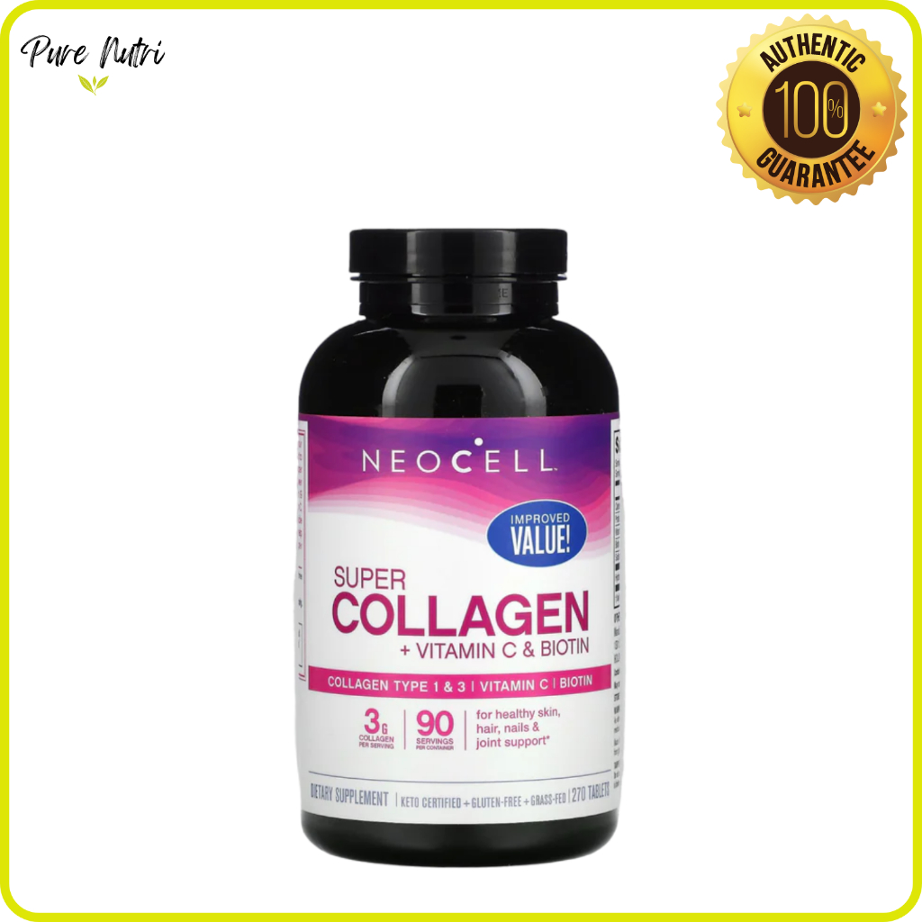Neocell Collagen + Vitamin C & Biotin Plus 270 Tablets | Shopee Malaysia