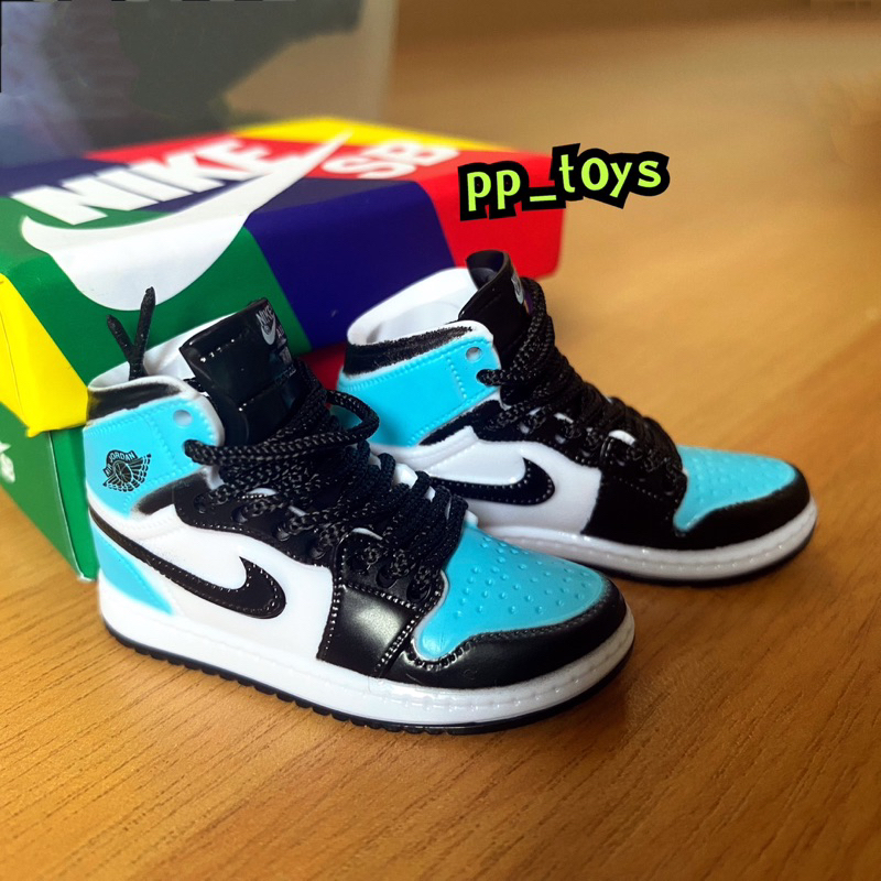 nike blue-White shoes model light blue for figure | Shopee Malaysia
