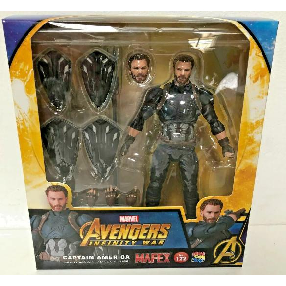 Mafex No 122 Captain America Infinity War (Copyright Product) | Shopee ...