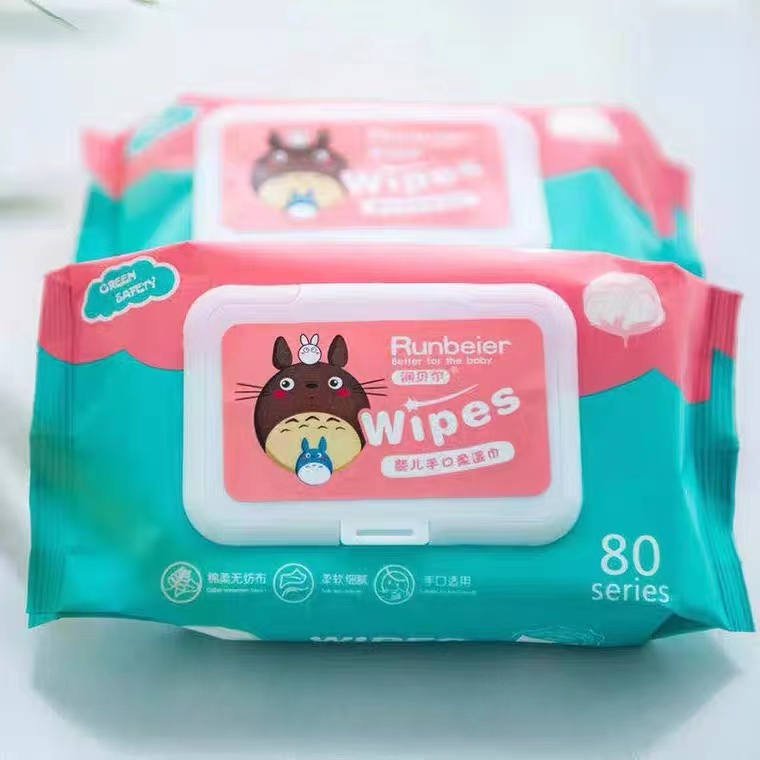 Wet Wipes In 1 Pack Contains 80 Sheets. Babywipes Cleansing Gentle To ...
