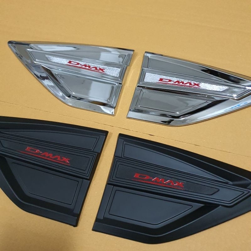 isuzu d-max Side Cheek Cover For 2020-2025 (Matte Black And Chrome ...