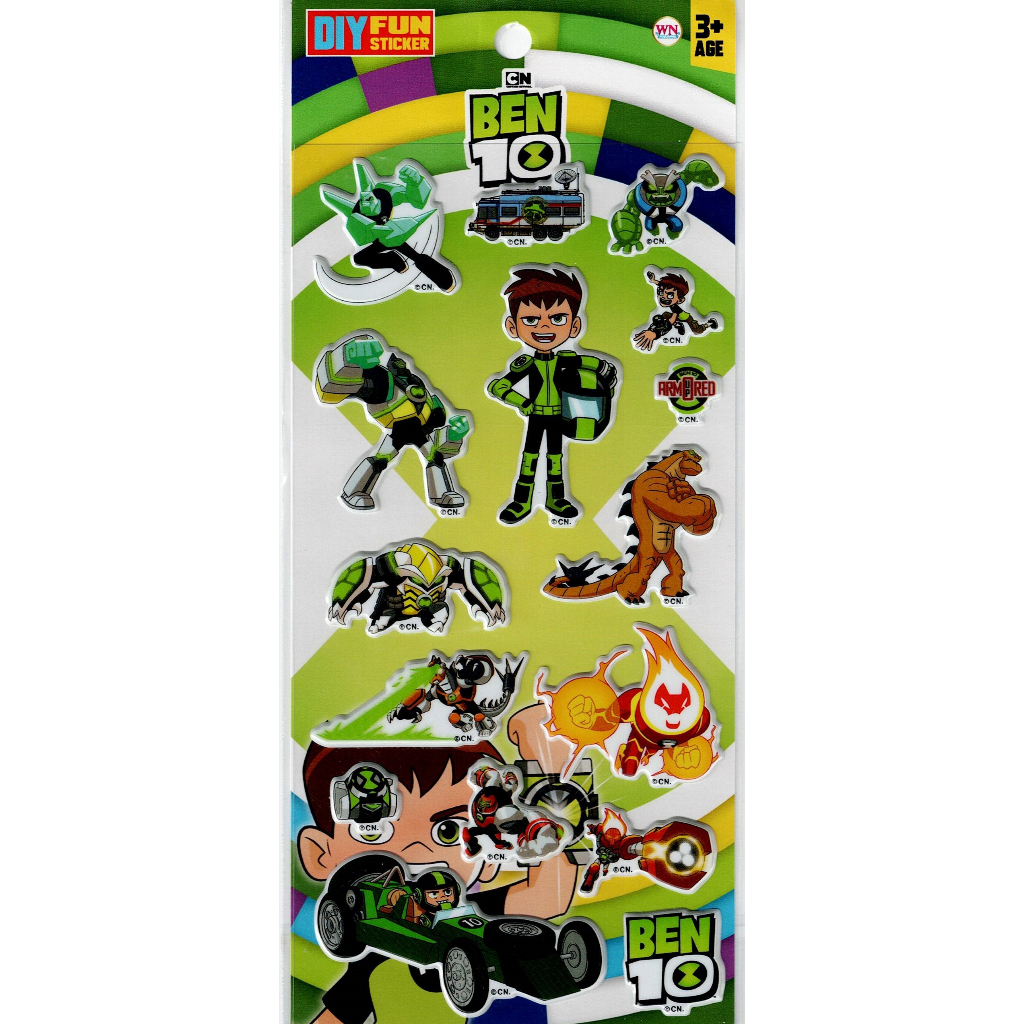 BEN 10 Mini Sticker Foam | Shopee Malaysia