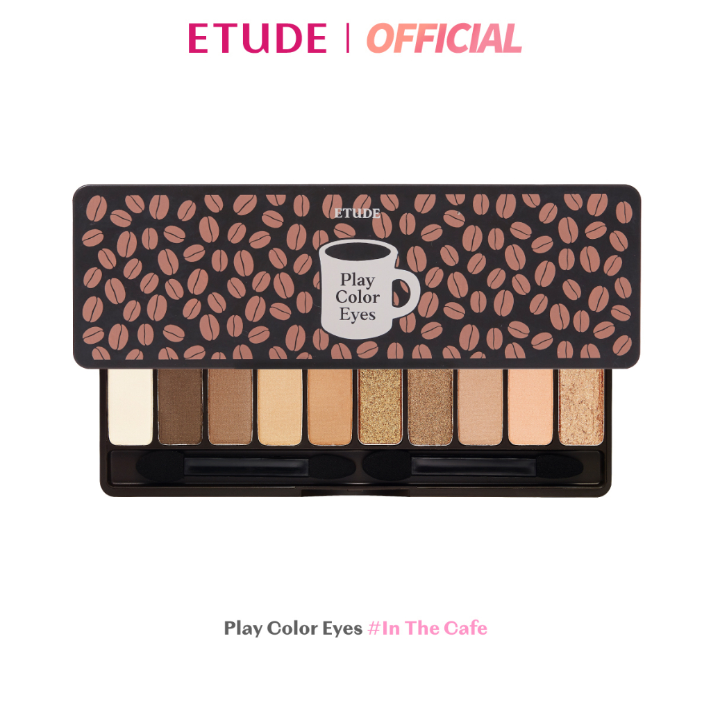 ETUDE Play Color Eyes In The Cafe (1 g x 10 colors) Palette | Shopee ...