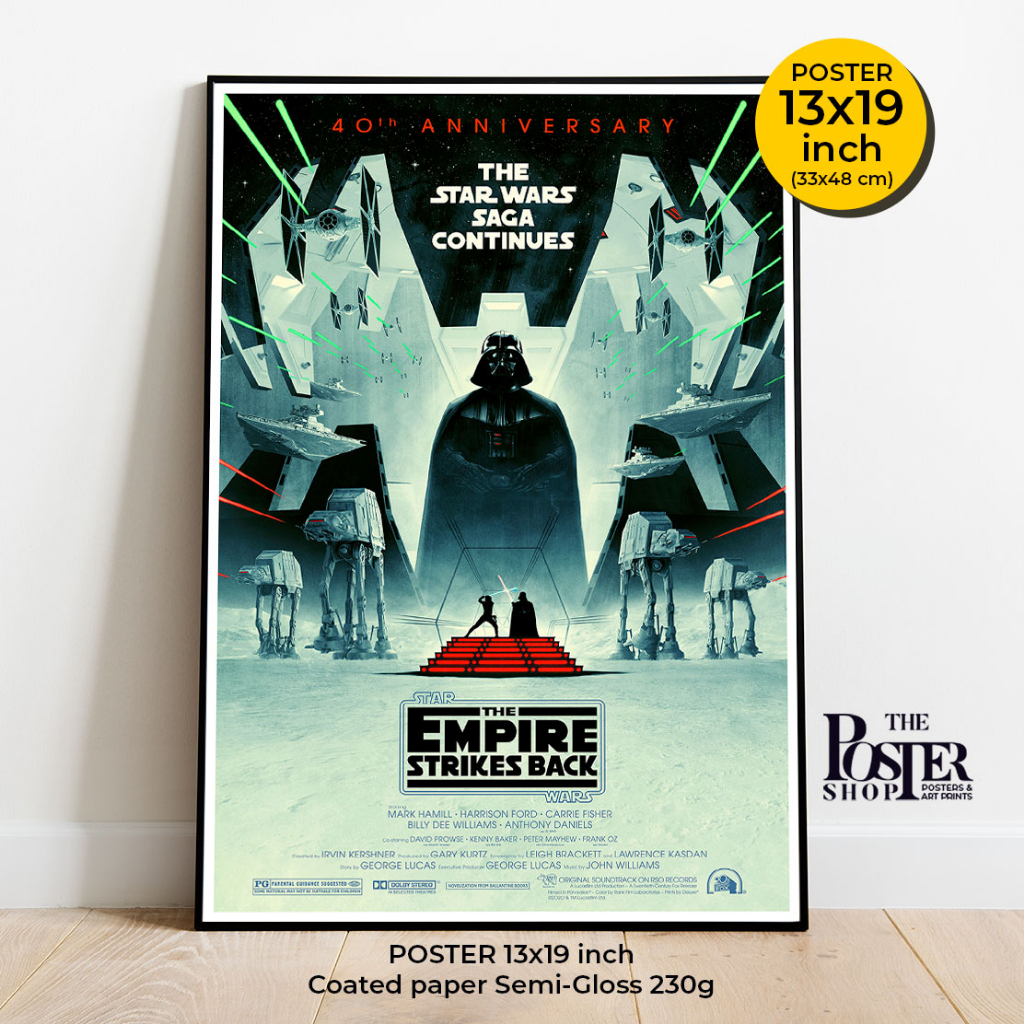 Star Wars 40th Anniversary Poster 40 Years Of The 40th Of The ...