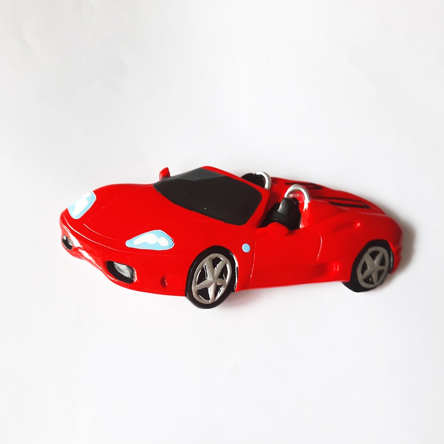 Red Sports Car Fridge Magnet Beautiful And Unique Refrigerator ...