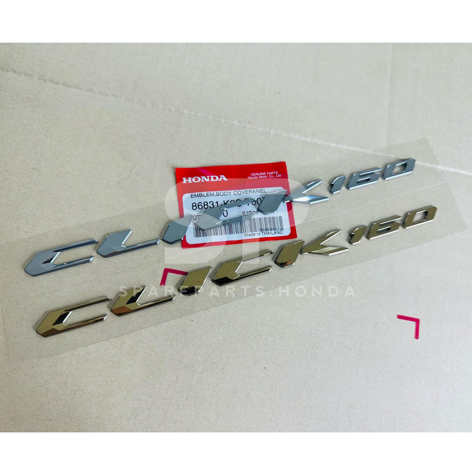 Click160 Logo Mark Honda Click160i Model Genuine Center Full Color ...
