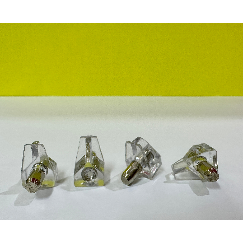 Floor Buttons Wooden Shelves Mirrors Pack Of 4 Pins Mirror Wall Mounted ...