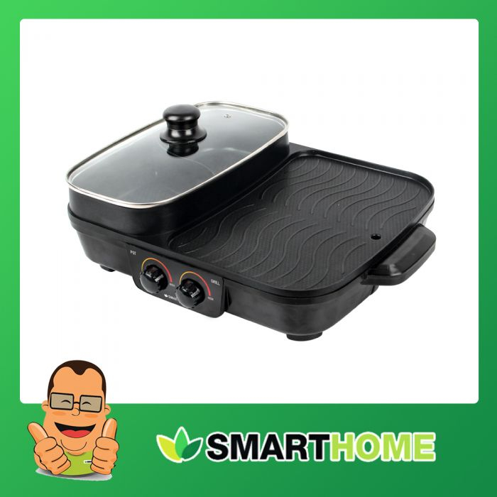 Smarthome Multi-Purpose Grill With Suki Pot 2 Compartment Model SM ...