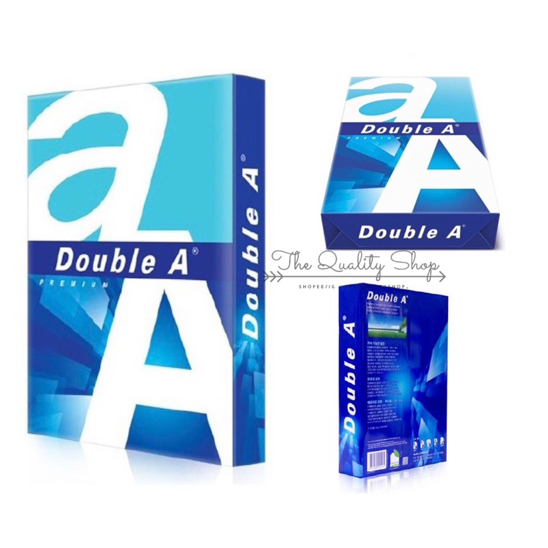 Double A A4 Copier Paper 80gsm. 500 Sheets Of Thick Can Be Used On 2 ...