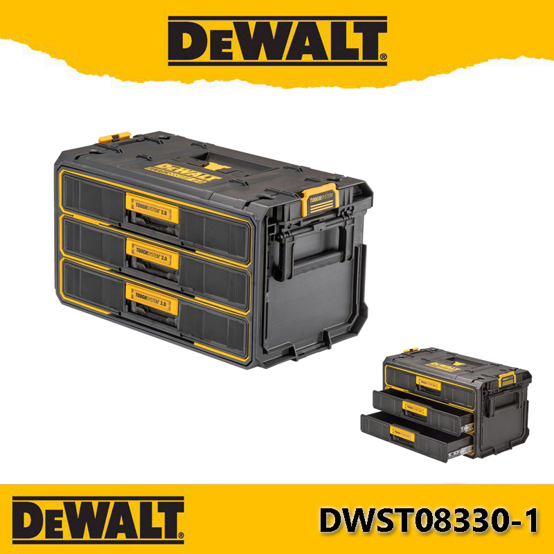 DEWALT 3-Tier Drawer Tool Box DWST08330-1 TOUGHSYSTEM 2.0 | Shopee Malaysia