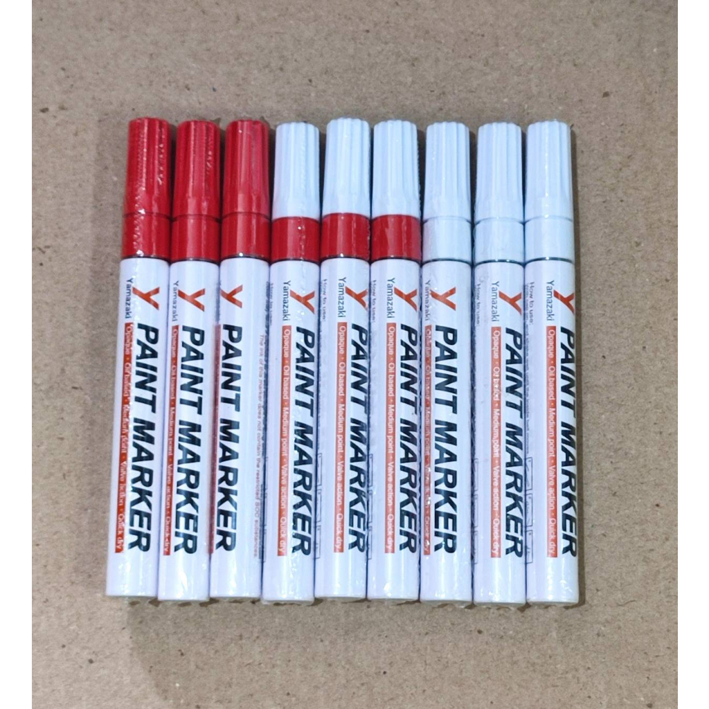 Yamazaki Pen Paint marker Writing For Steel Plastic Wood Rubber Glass ...