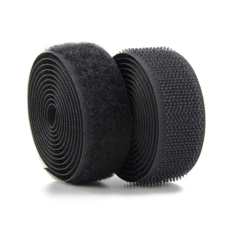 Self-Adhesive Velcro Tape 1 Inch 1.5 2 (1 Piece 1 M) Magic Velco Black ...