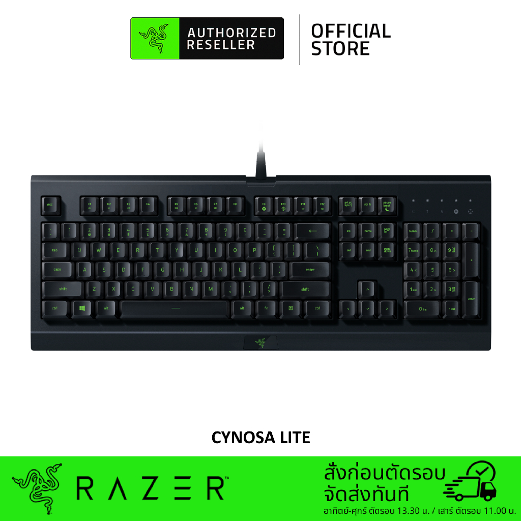 Razer Cynosa Lite Single Zone Chroma RGB Backlighting Spill-Resistant ...