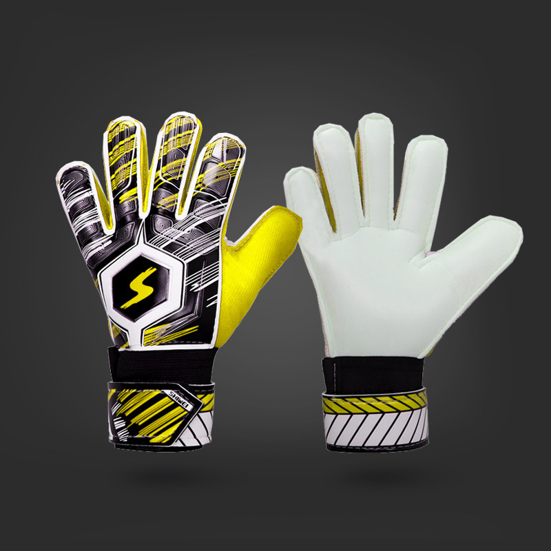Ready in MY Soccer Goalkeeper Gloves Non-slip breathable Rubber adult ...