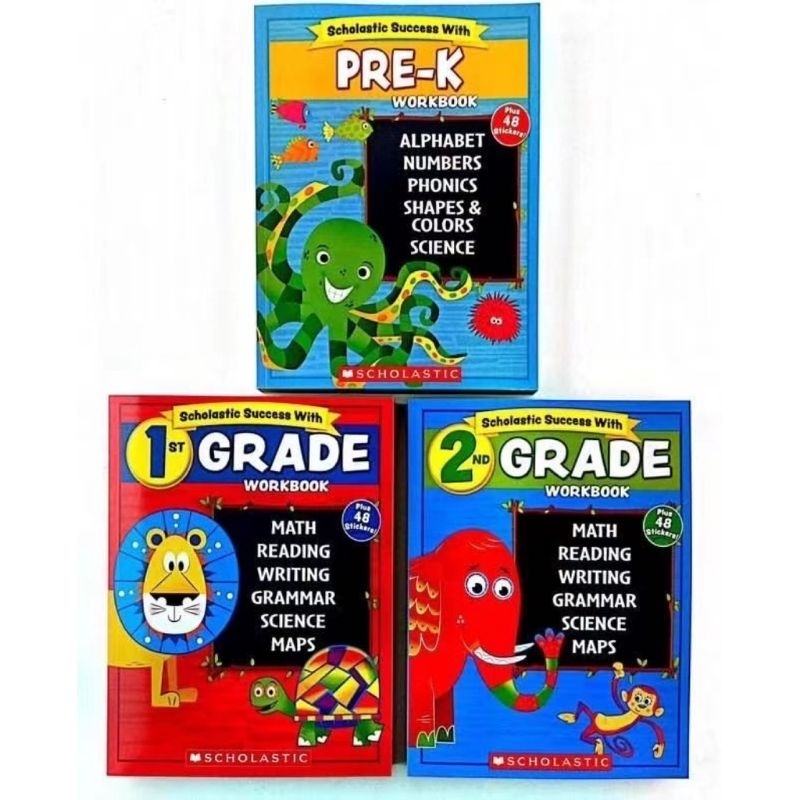 Scholastic Success with Workbook PreK/ 1st Grade/ 2nd Grade(Separate ...