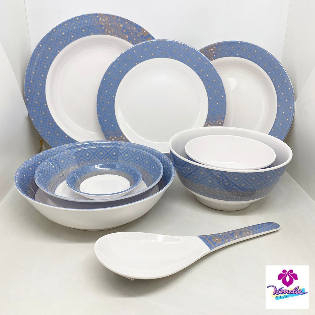 Melamine Plates Bowls PHU Thai Pattern [Sell By Piece/Choose Product ...