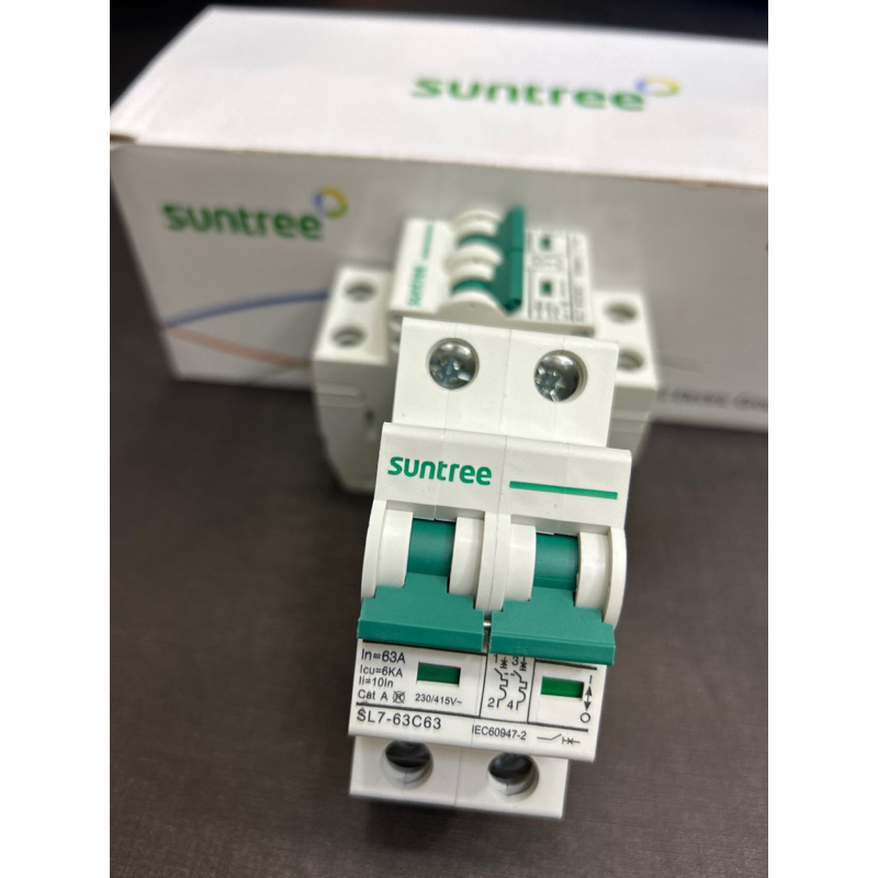 Suntree AC Breaker. 32A 63A Model SL7-63 AC415V | Shopee Malaysia