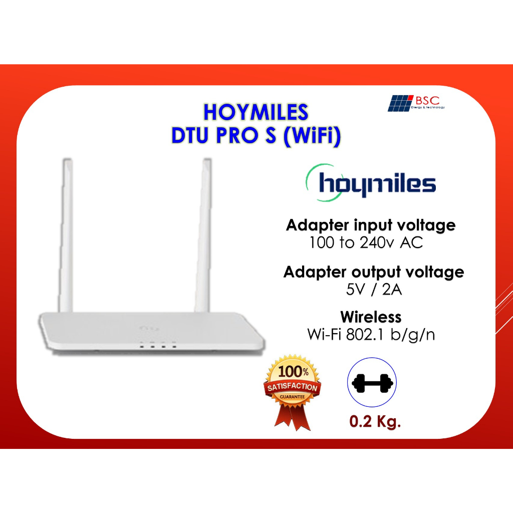 Hoymiles DTU PRO S (WIFI) Used With HMS-2000 | Shopee Malaysia
