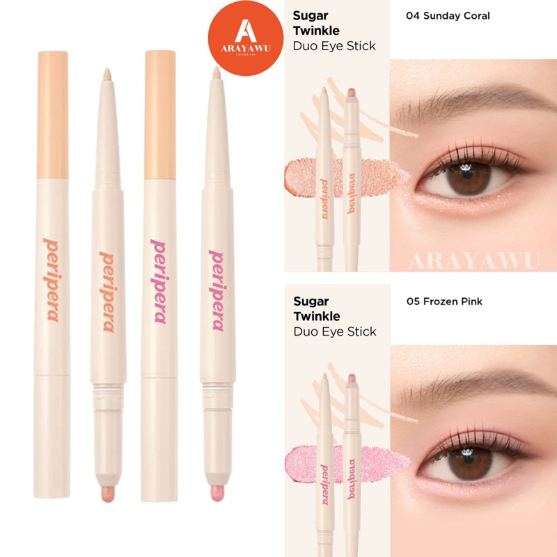 PERIPERA SUGAR TWINKLE DUO EYE STICK Dolly Pen | Shopee Malaysia