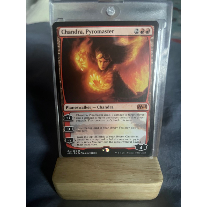 MTG Chandra Card Pyromaster Red Magic the Gathering EDH Model Core Set ...