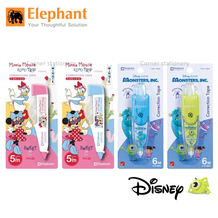 Elephant Brand Correction tape Disney Pixar Cartoon Pattern mickey ...